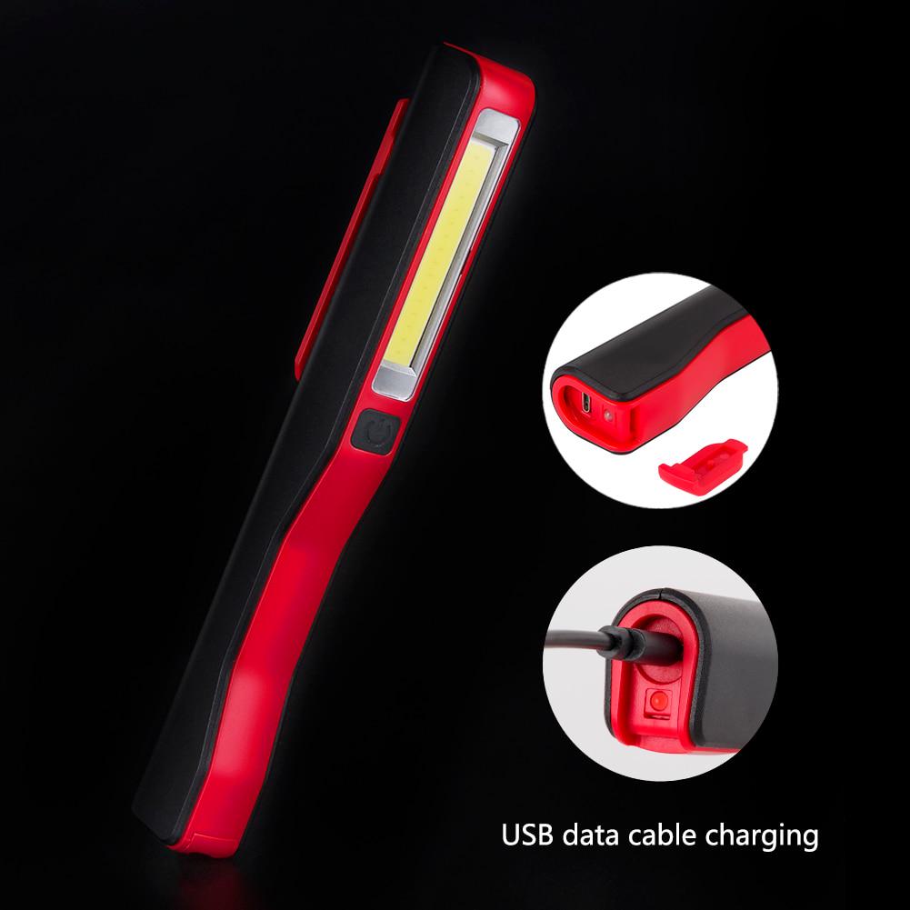 Buy Mini Inspection Lamp COB LED USB Rechargeable Magnetic Pen Clip ...