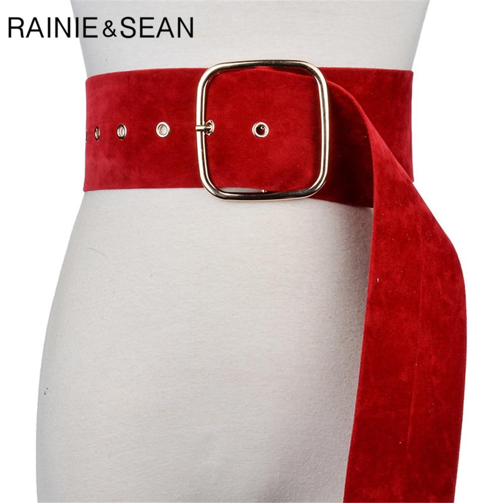 Buy Wide Women Belt Cummerbund Extra Long Belts 136cm Black Red Coffee ...
