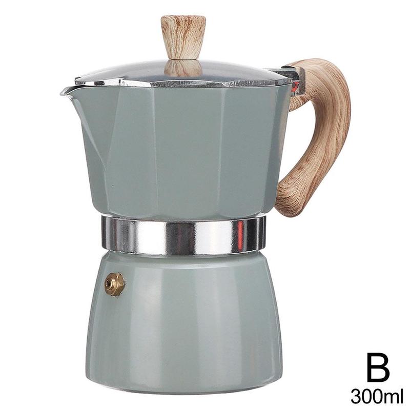 Moka Pot Octagonal Pot Italian Coffee Pot Hand Brewing Percolator Caffe ...