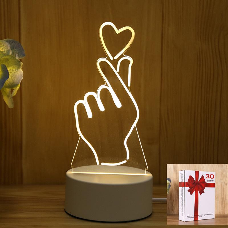 Buy Creative Gifts 3D Small Night Lights Holiday Gifts LED Night Lights ...