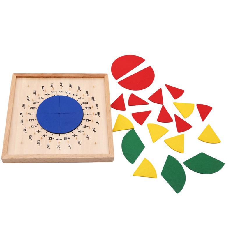 Cheap Home Supplies Baby Toys Circular Mathematics Fraction Division ...