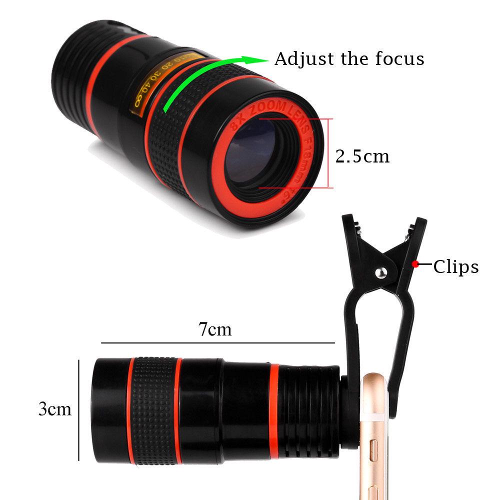 Satın alın 8X Long-focus Mobile Phone Lenses Zooming and Telescoping ...