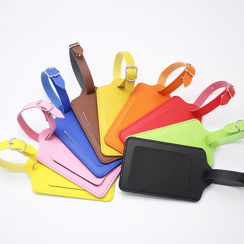 Buy Travel Detachable Name Tags Luggage Tags Vacation Leather Suitcase ...