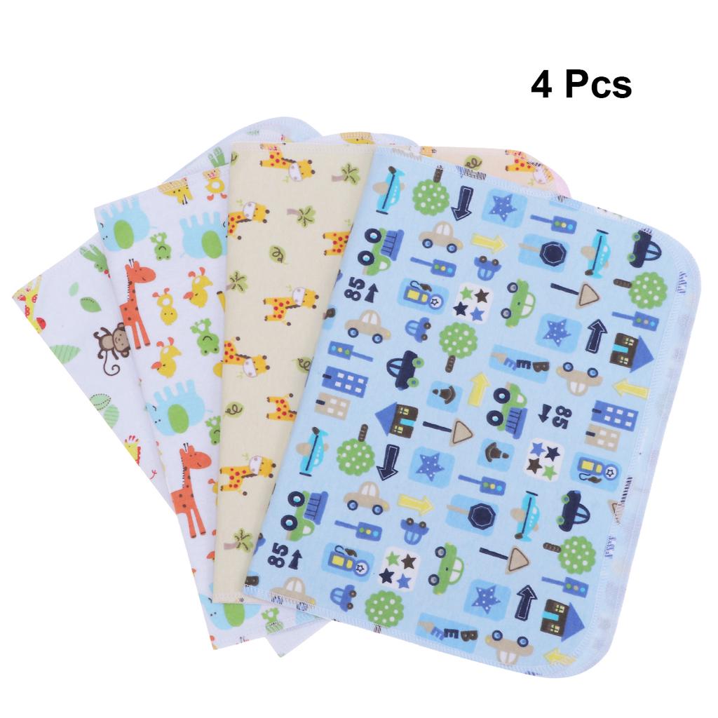 Buy 4PCS 30x45cm Baby Urine Pad Waterproof Mattress Mat Diaper Mat ...