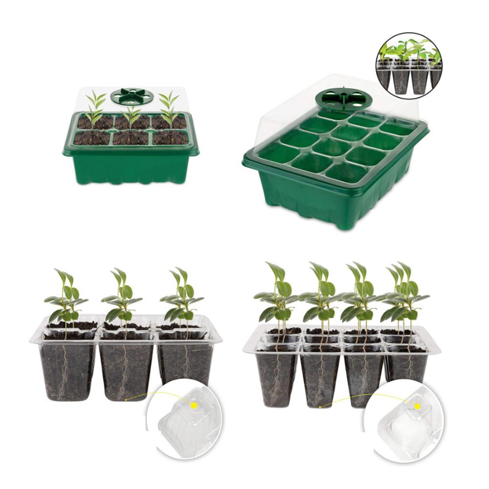 Cheap 10pcs Seed Starter Tray Kit Garden Nursery Seedling Plant ...