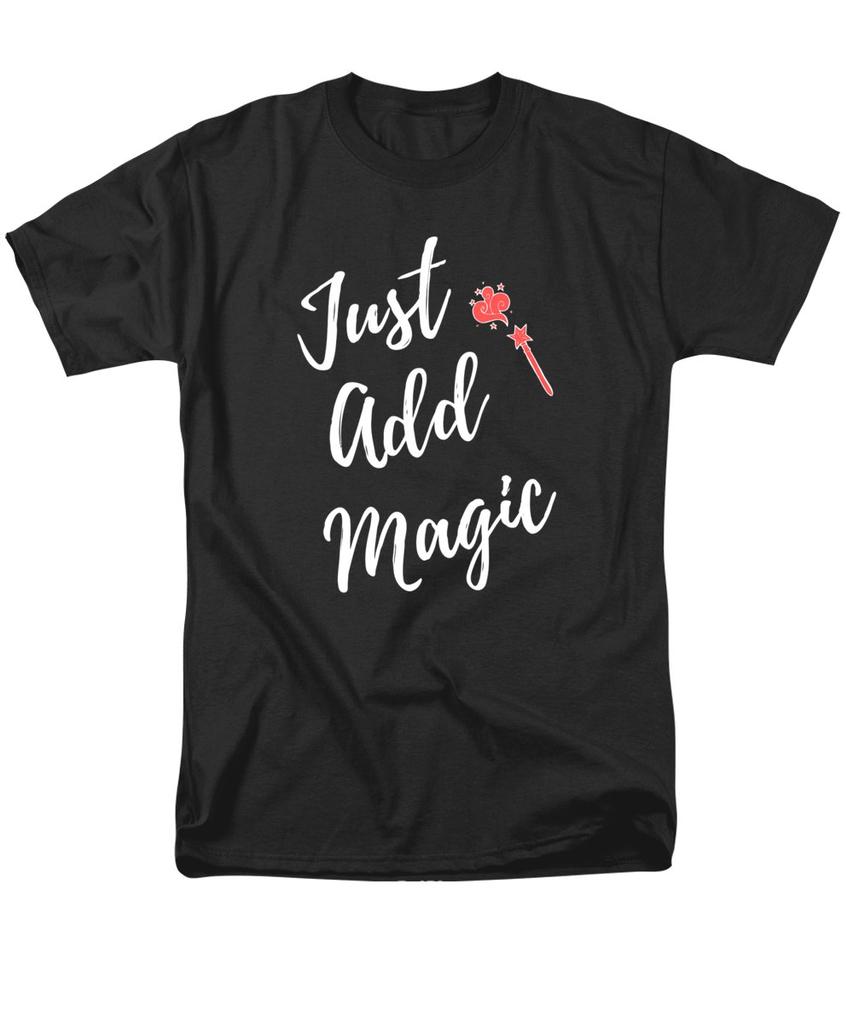 Buy Men Premium Cotton just add magic Print Tees Funny Harajuku Style ...