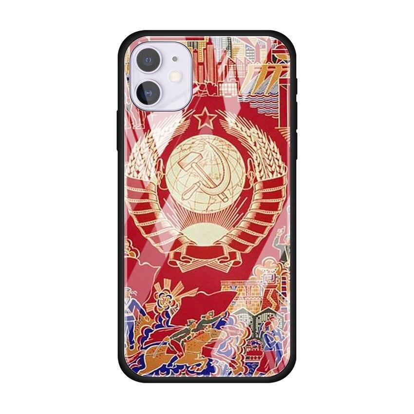 Stalin Soviet Union Tempered Glass Cover For Apple IPhone 12 Mini 11 ...