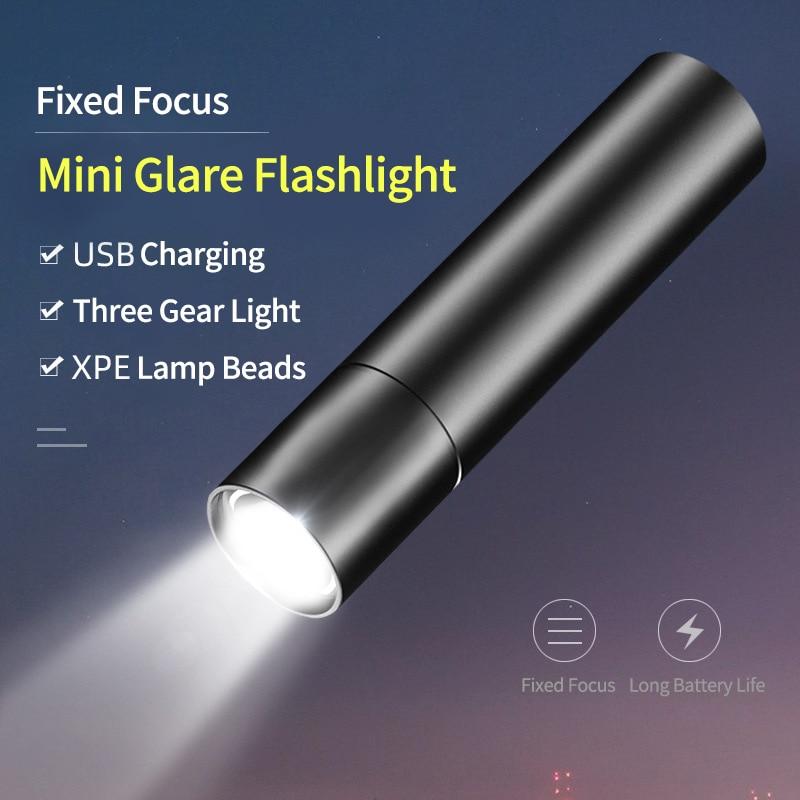 Satın alın Torch Light Mini Rechargeable Led Flashlight Camping Outdoor ...