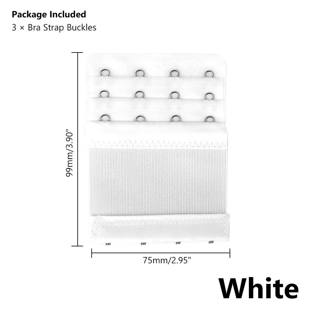 Buy Women Back Bra Strap Converter Extender 2/3 Rows Lingerie Extension ...