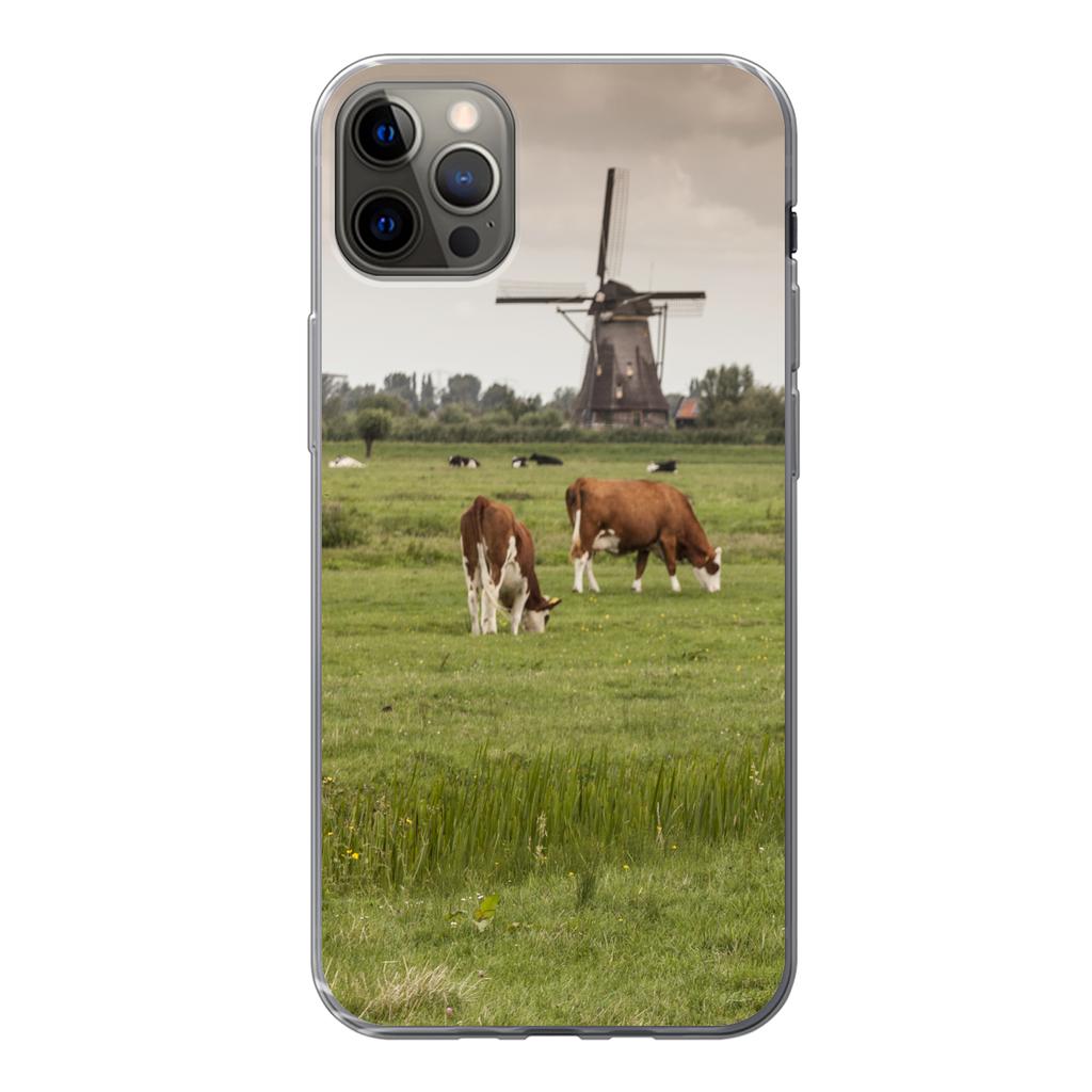 IPhone 13 Pro Max Soft Case - Cows - Mill - Netherlands uygun fiyatlı ...