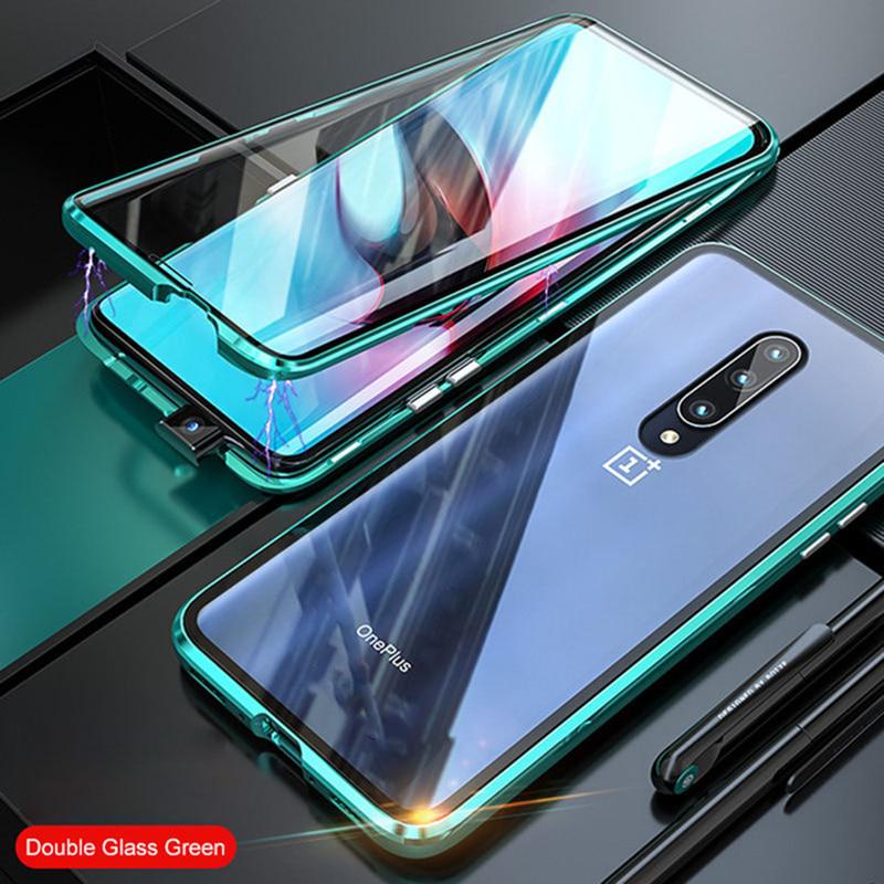 Buy Magnetic Cases For Oneplus 8pro Double Side Glass 360 Full ...