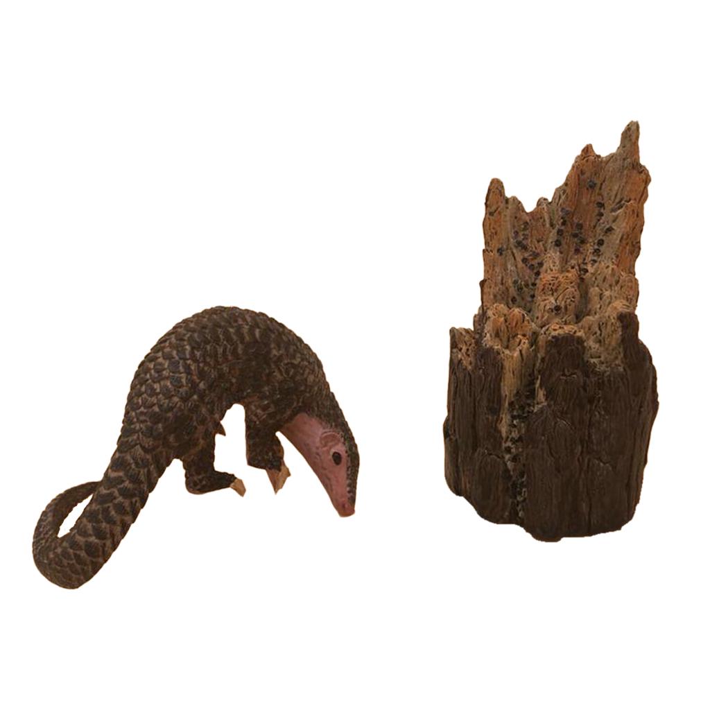Simulation Pangolin Model Artificial Animal Miniture Figurine uygun ...
