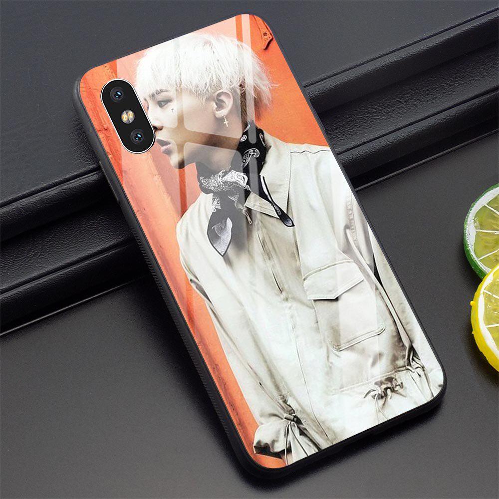 Buy BIGBANG GD G-DRAGON Glass Phone Case for iPhone 7 Plus 8 X Xs XR 11 ...