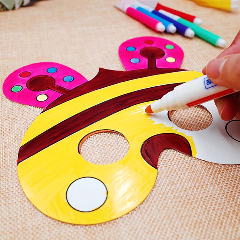 Buy 16PCS Kids Animal Masks Cute Plain Rabbit Party Masks Paper Masks ...