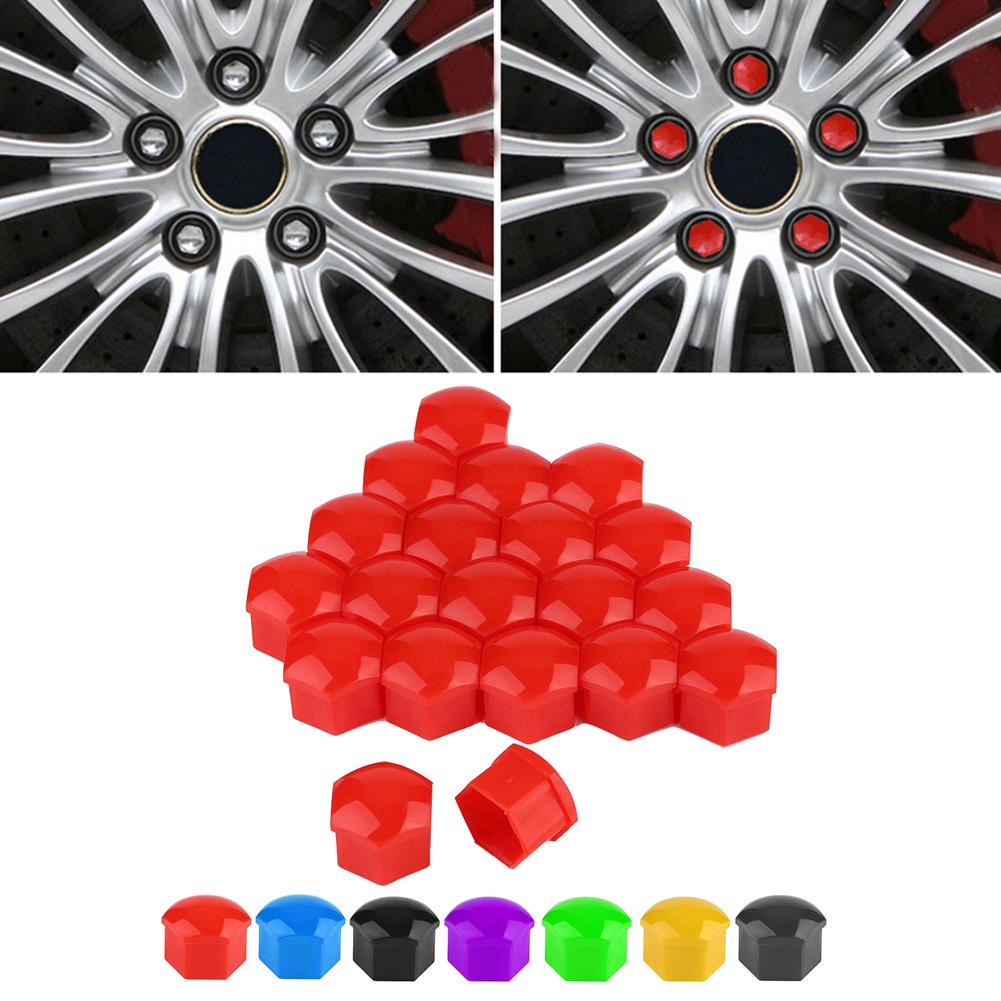 Buy 20Pcs 21Mm Nut Car Wheel Auto Hub Screw Protection Anti-Theft Cover ...