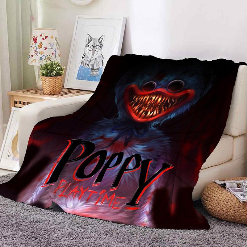 Buy Poppy Playtime Flannel Blanket Ultra Soft Comfort Sofa Bedroom ...