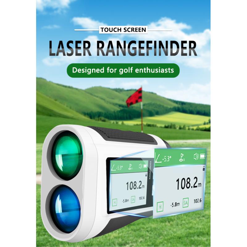 Buy NP-600 Rechargeable Golf Laser Rangefinder Telescope Speed Lock Flag Vibration Touch Screen ...