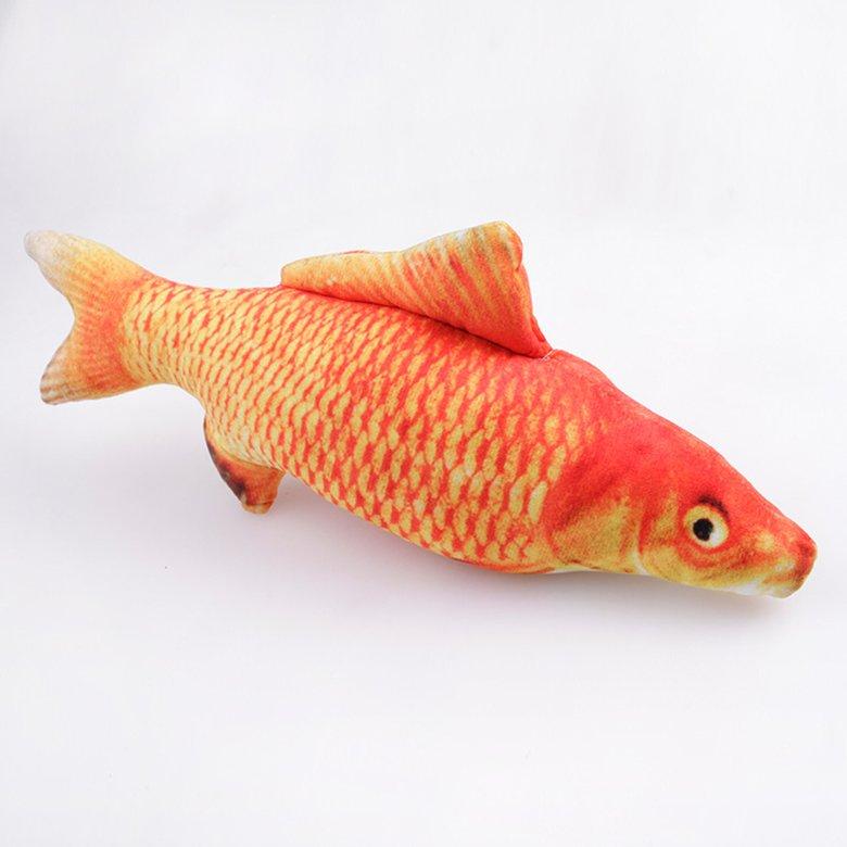 Buy Plush 3D Fish Shape Cat Toy Simulation Fish Playing Toy For Pet ...