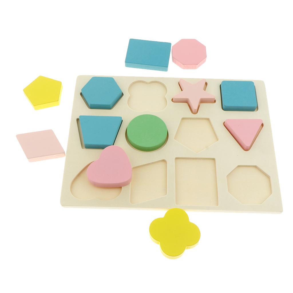 Satın alın Wooden Color Shape Puzzle Early Developmental Toys for ...