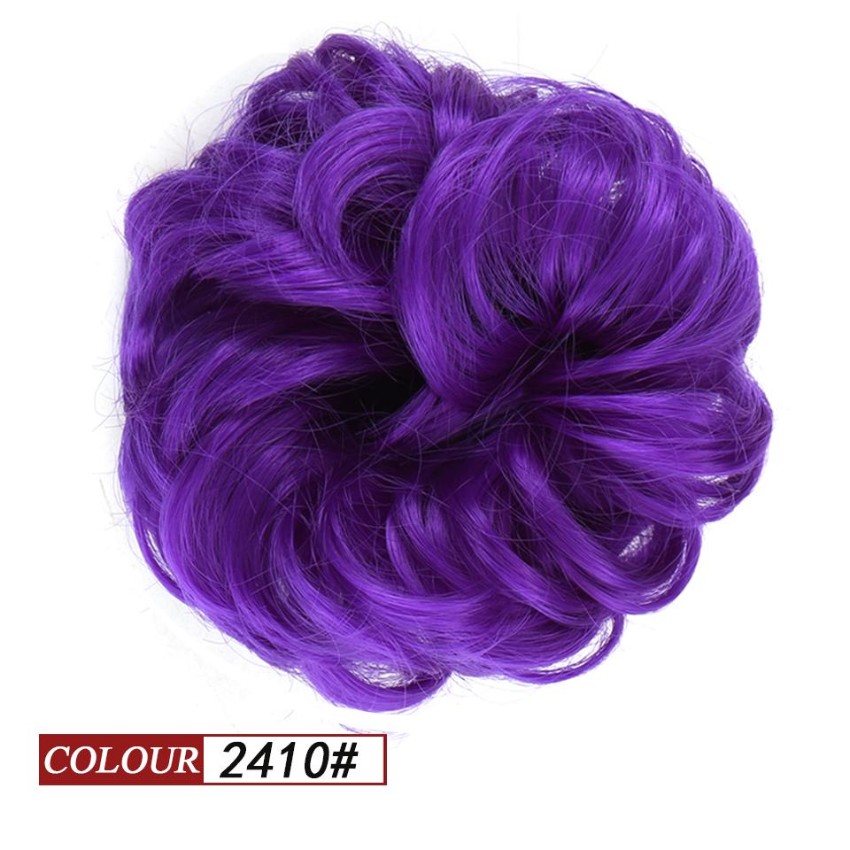 Buy Hair Bun Hairpiece Dark Brown Messy Bun Hair Extension Women Wavy ...