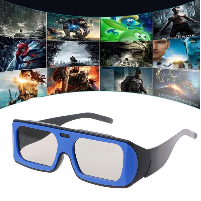 Buy Dual Color Frame Circular Polarized Passive 3D Stereo Glasses For ...