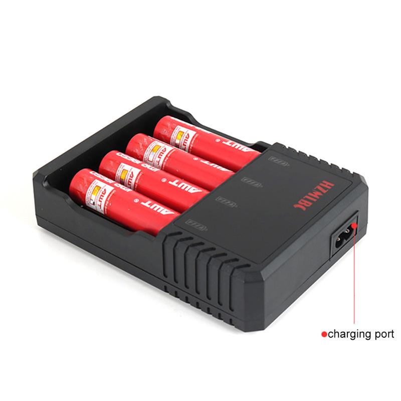 Buy Smart Digital Intelligent 4 Slots Battery Charger Lithium Li-ion ...