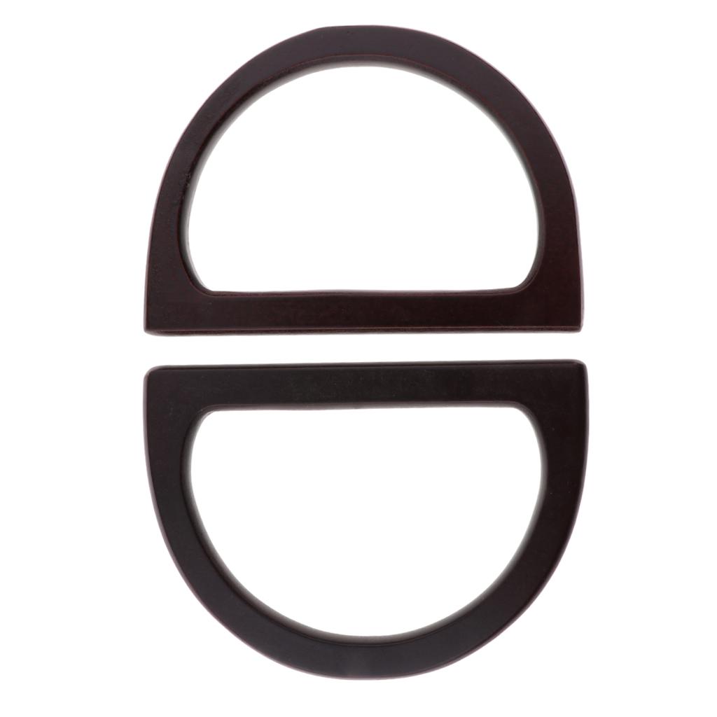 Cheap 2 Pieces Wooden Bag Handle Coat Rack Replacement Purse Making ...