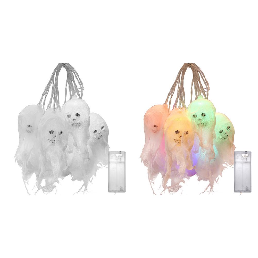 Cheap LED Solar Battery Powered Ghost Halloween Fairy Lights Garden ...