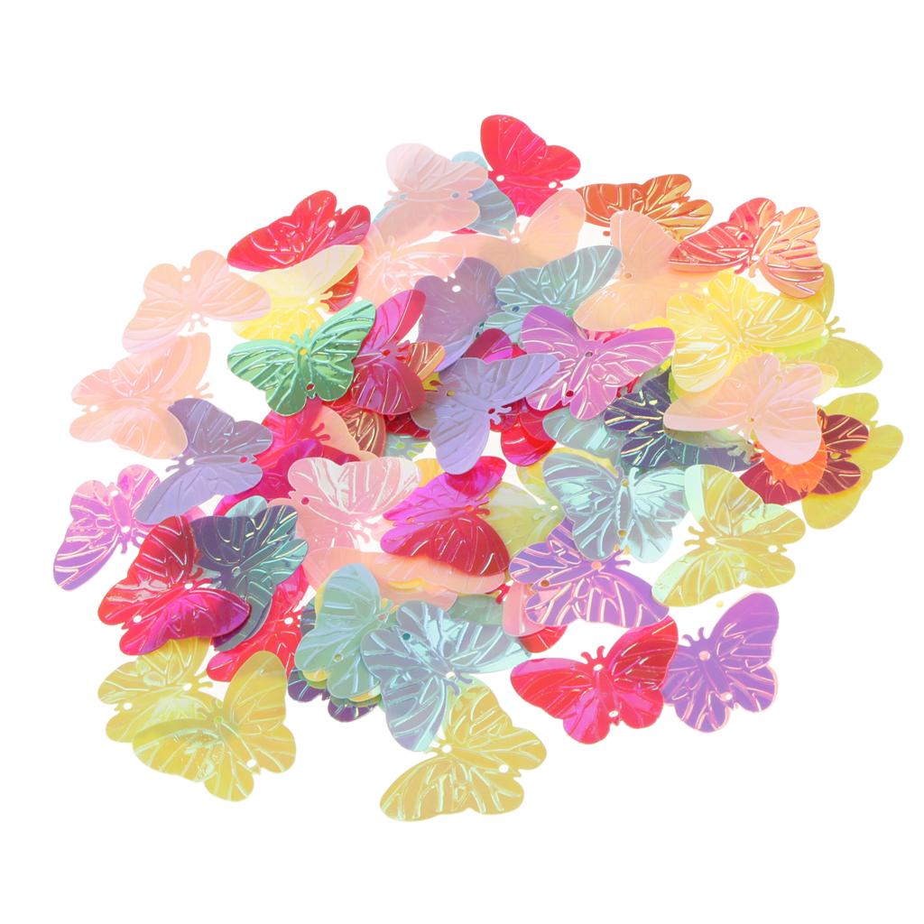 Buy Metalic Sparkling Colorful Butterfly Table Confetti Party Decor at ...