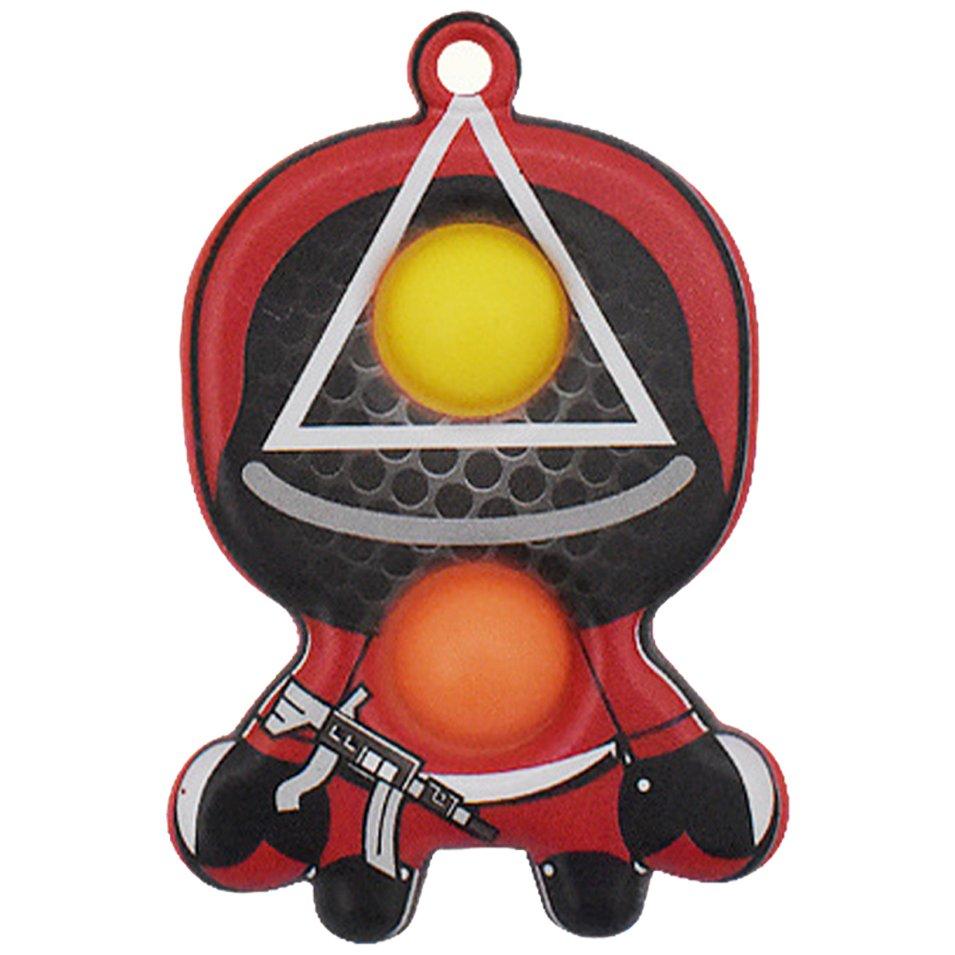 Buy Mask Keychain For Squid Game 3D Character Pendant Mask Pendant ...