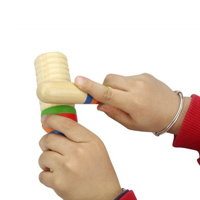 Buy Wooden Musical Instrument Tube Single-threaded Ring Percussion ...