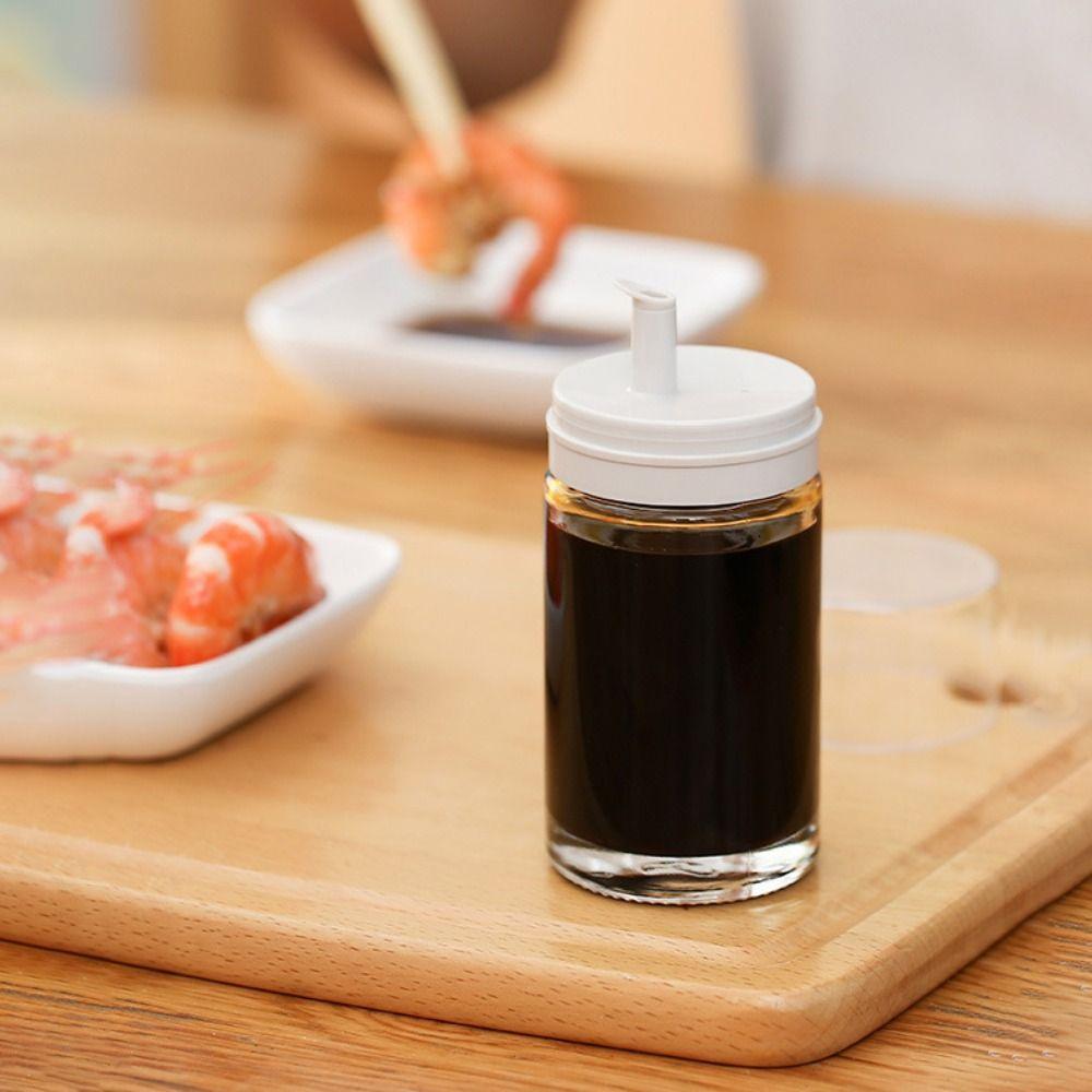 Cheap Sauce Oil Dispenser Glass Condiment Container Leak-Proof Oil ...