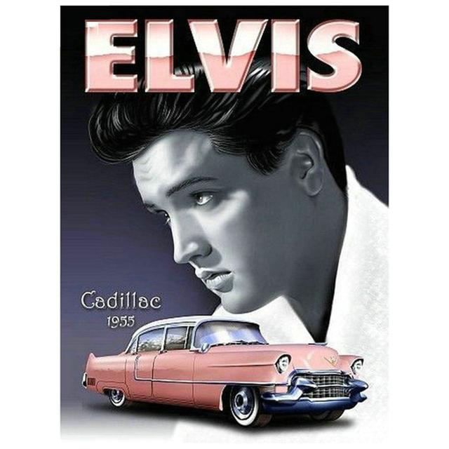 Buy Full Round Drill 5D DIY Diamond Painting Elvis Presley 3D ...