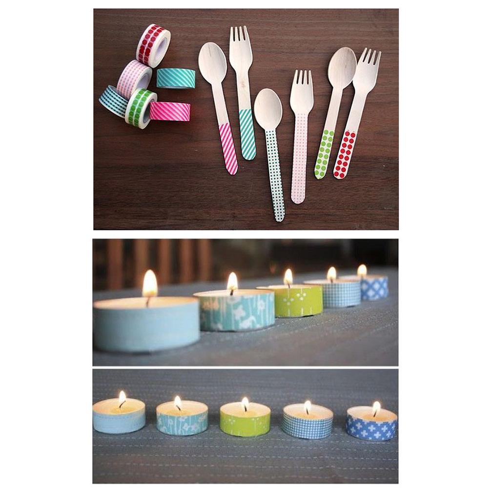 Buy 10 Pcs/pack Washi Sticky Paper Adhesive Decorative Tape Set for DIY ...