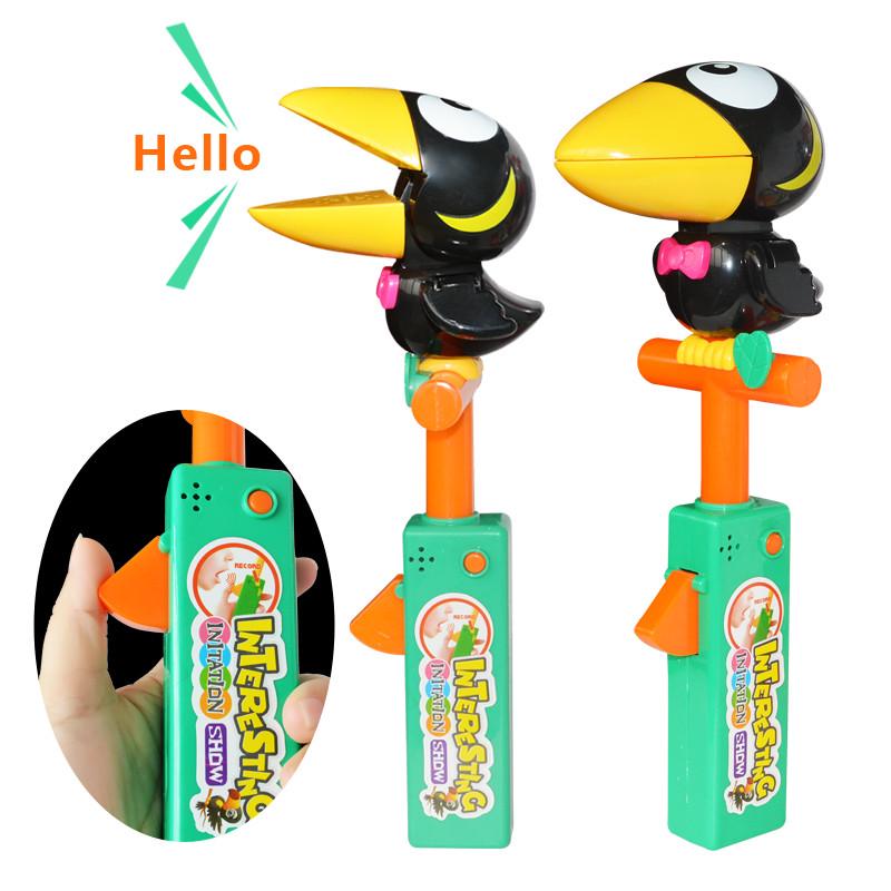 Buy Smart Talking Crow Toy Child Doll Imitation Show Voice Recording ...