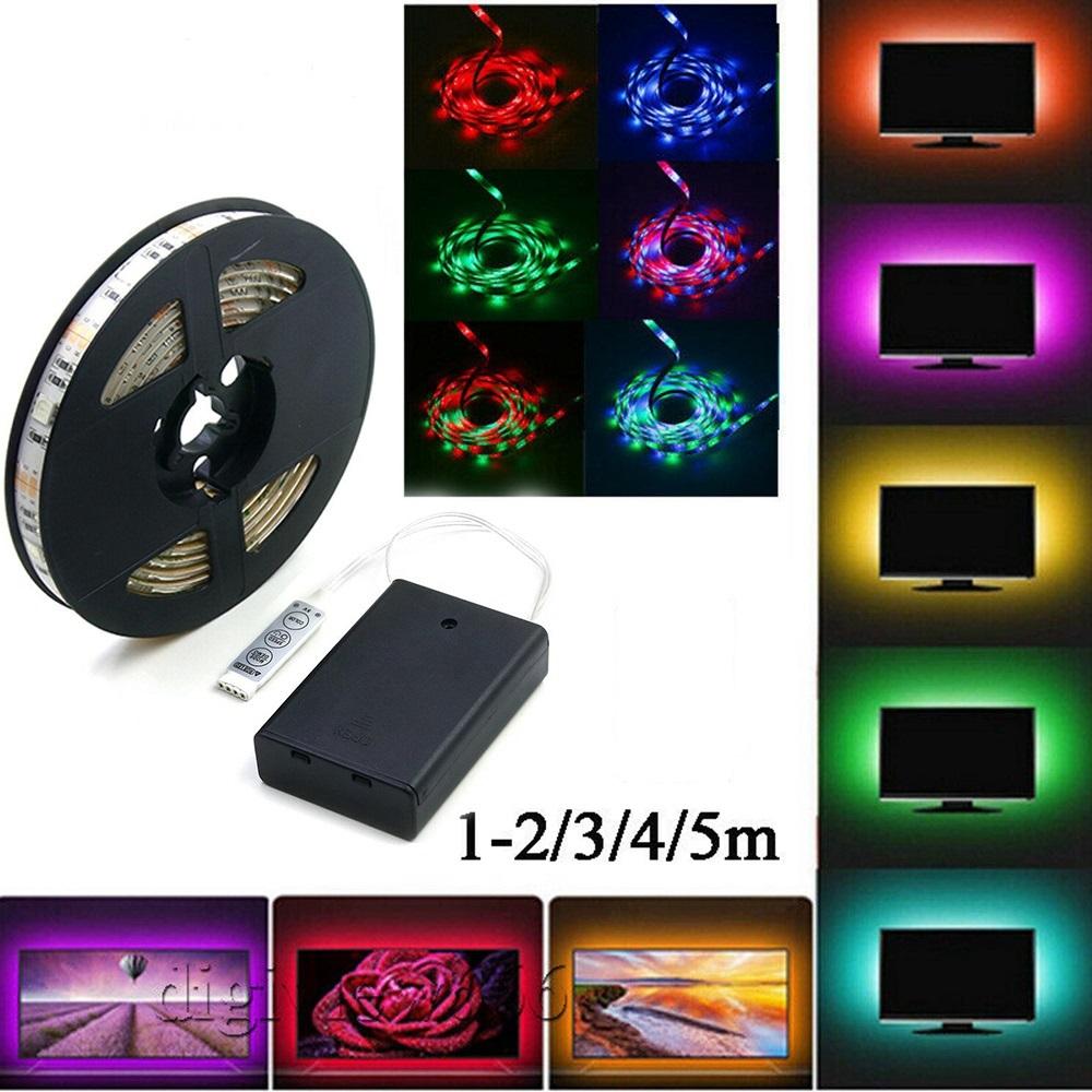 Buy Battery Powered LED Strip Light 3528 SMD Tape with Battery Box ...