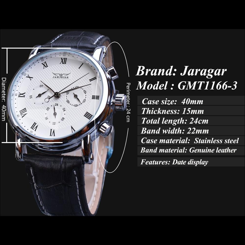 Buy JARAGAR 2022 New Three -plate, Six -pin Men's Automatic Mechanical ...