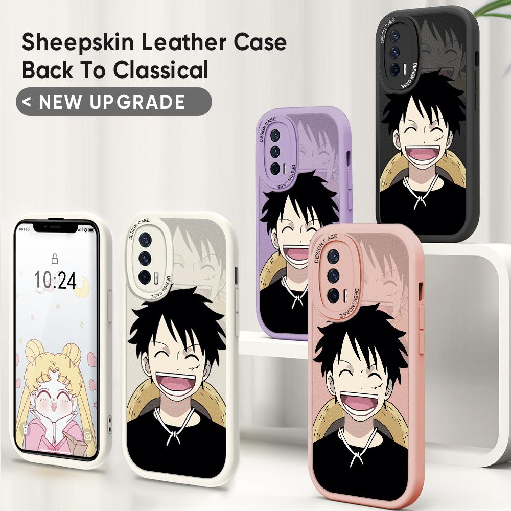 PU Leather Japanese Anime Cover for iPhone 14 13 12 Pro Max Samsung ...