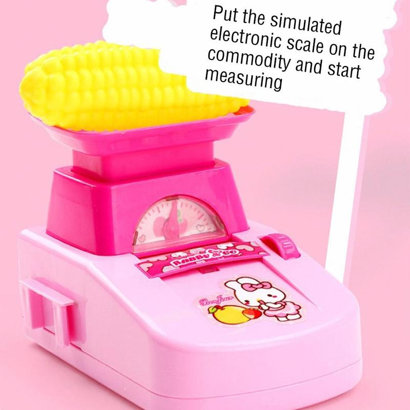 Buy Mini Supermarket Checkout Counter Foods Goods Toys Cash Toys House ...