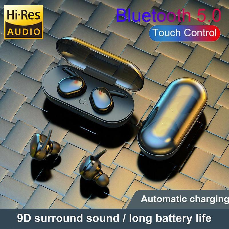 Buy Bluetooth Headset TWS Wireless Stereo Bluetooth 5.0 Earphone ...