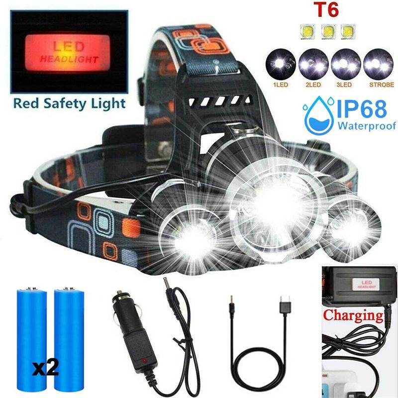 Buy Super Bright LED Headlamp IMPROVED Led,4 Modes Headlight Battery ...