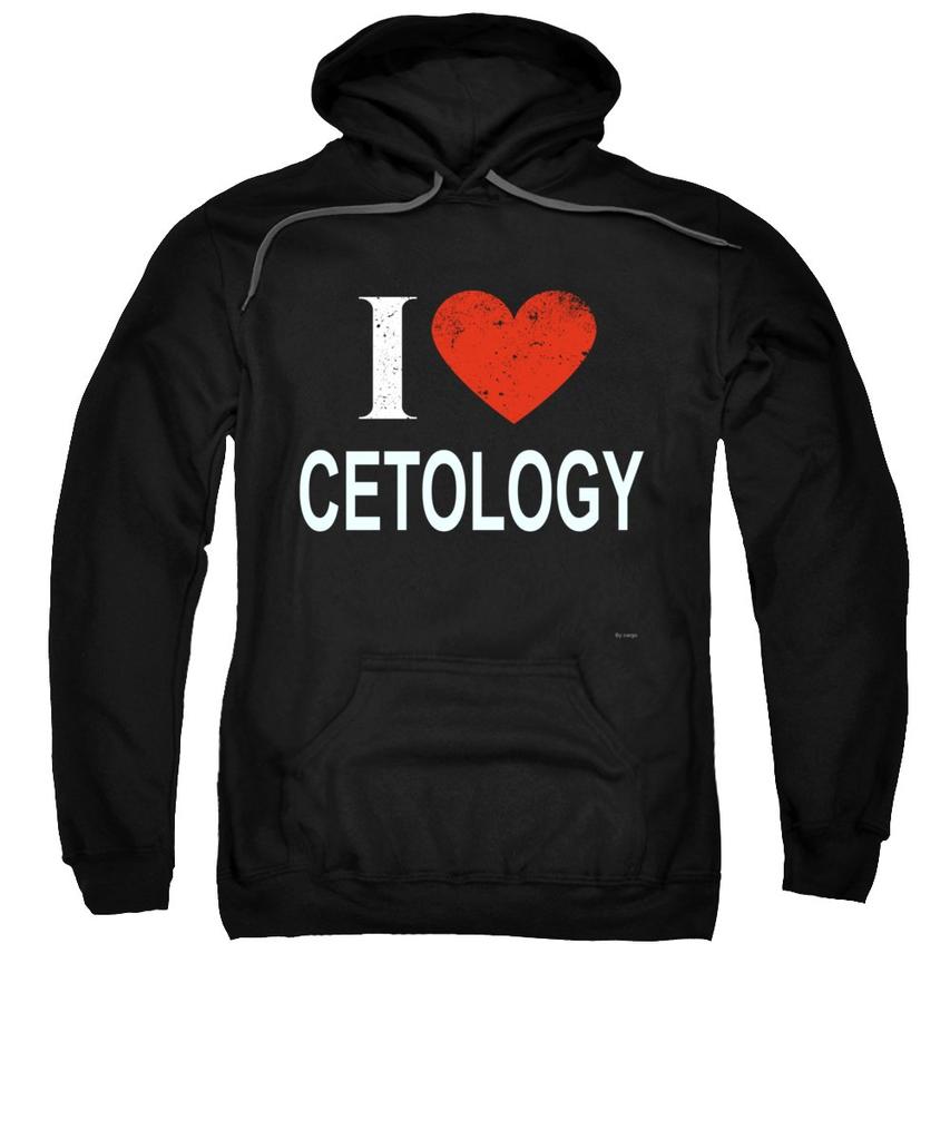 Buy 300 GSM Men's Healthy Cotton Hoodies I Love Cetology Print Premium ...