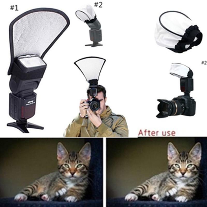 Buy Universal Camera Flash Reflector Lamp Photo Diffuser External ...