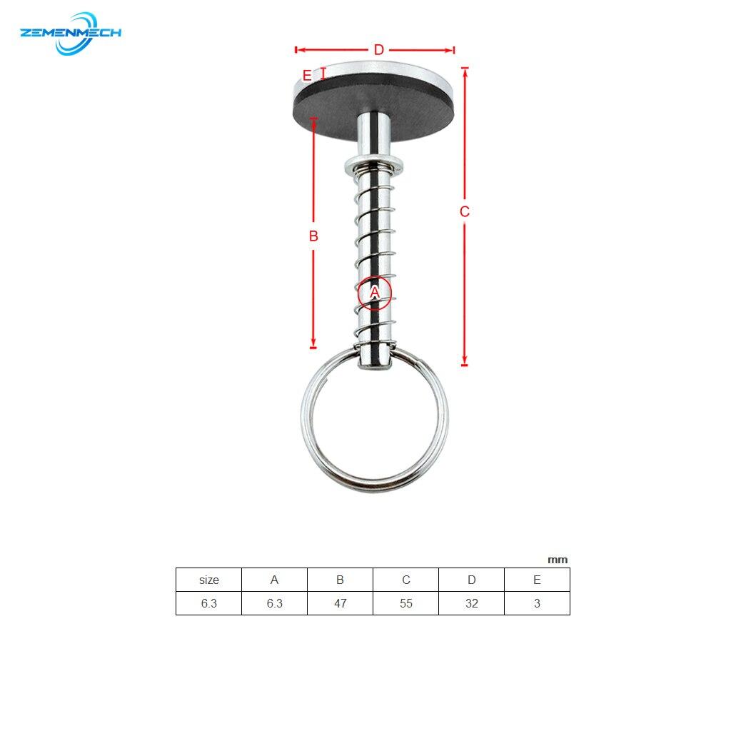 Satın alın 316 Stainless Steel Hatch Cover Pull Handle Quick Pin Button ...