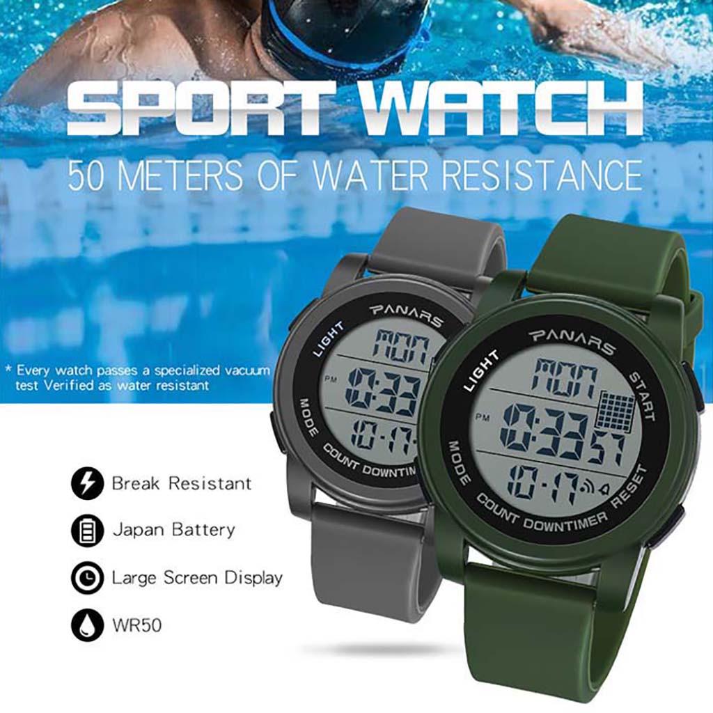 Buy Sports Digital Luminous Outdoor Waterproof LED Multi Function ...