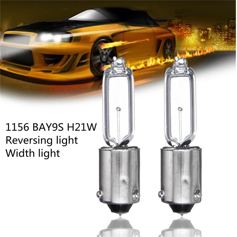 Buy 2x BAY9S H21W Halogen Light Bulb Backup Indicator Fog Car Lamp 12V ...