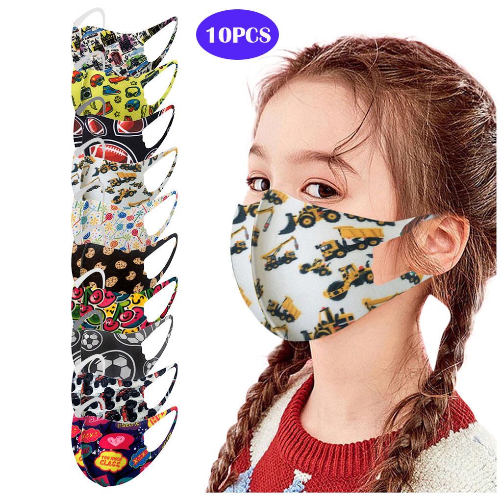 Maelove 10PC Kids Printed Ice Silk Mask - buy from 6$ on Joom e ...