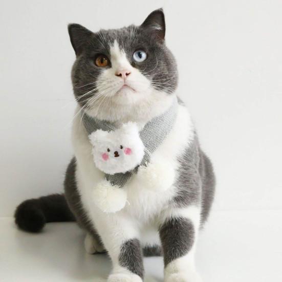Kitten Neckerchief Lovely Decorative Soft Texture Stylish Casual Cat ...