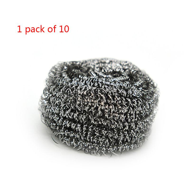 Buy 10pcs Stainless Steel Kitchen Sponge Cleaning Scrubbers for Washing ...