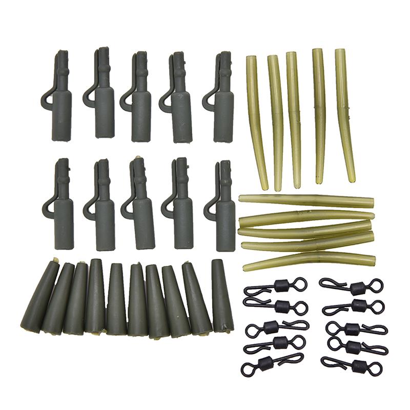 Buy 40Pcs Carp Fishing Lead Clips Quick Change Snap Clips And Tail ...